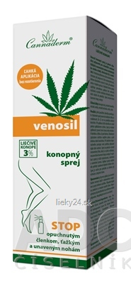 Cannaderm Venosil konopný sprej 150ml|Lieky24.sk