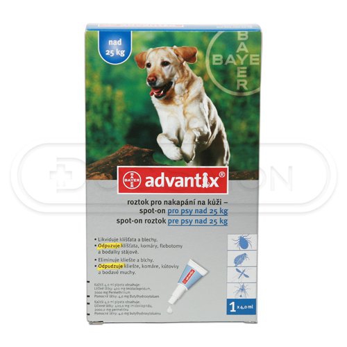 Advantix Spot On pre psy 25-40 kg 4x4 ml - Lieky24.sk